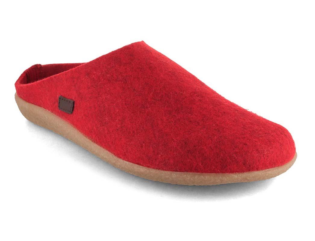 Tuffeln® Felt Slippers Hygge | Red Wool House Shoes