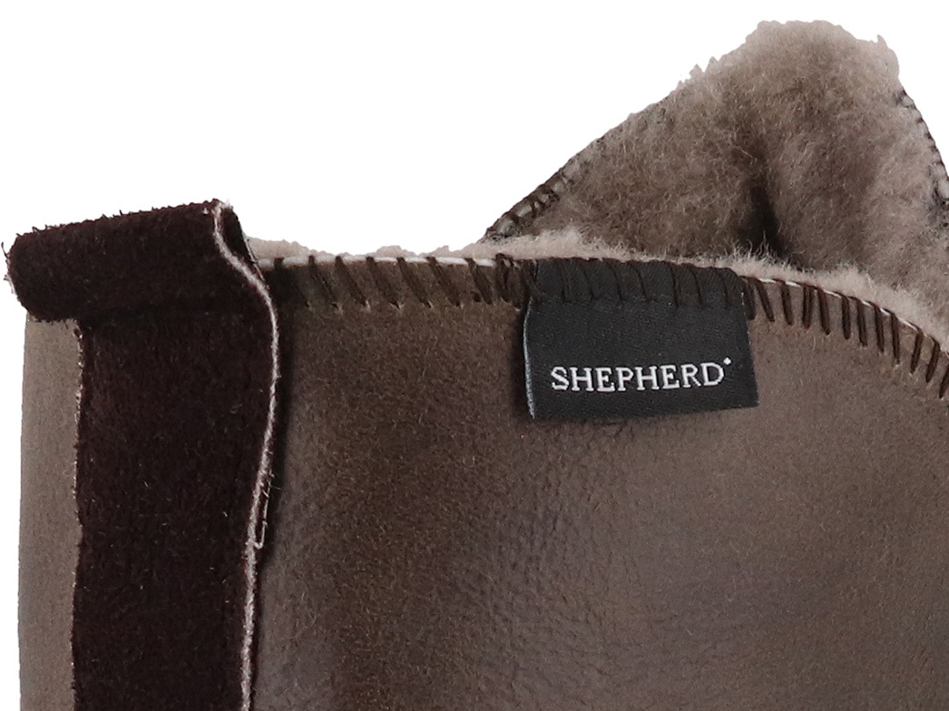 SHEPHERD Men Lambskin Boots|Anton, Stone Oiled Antique|
