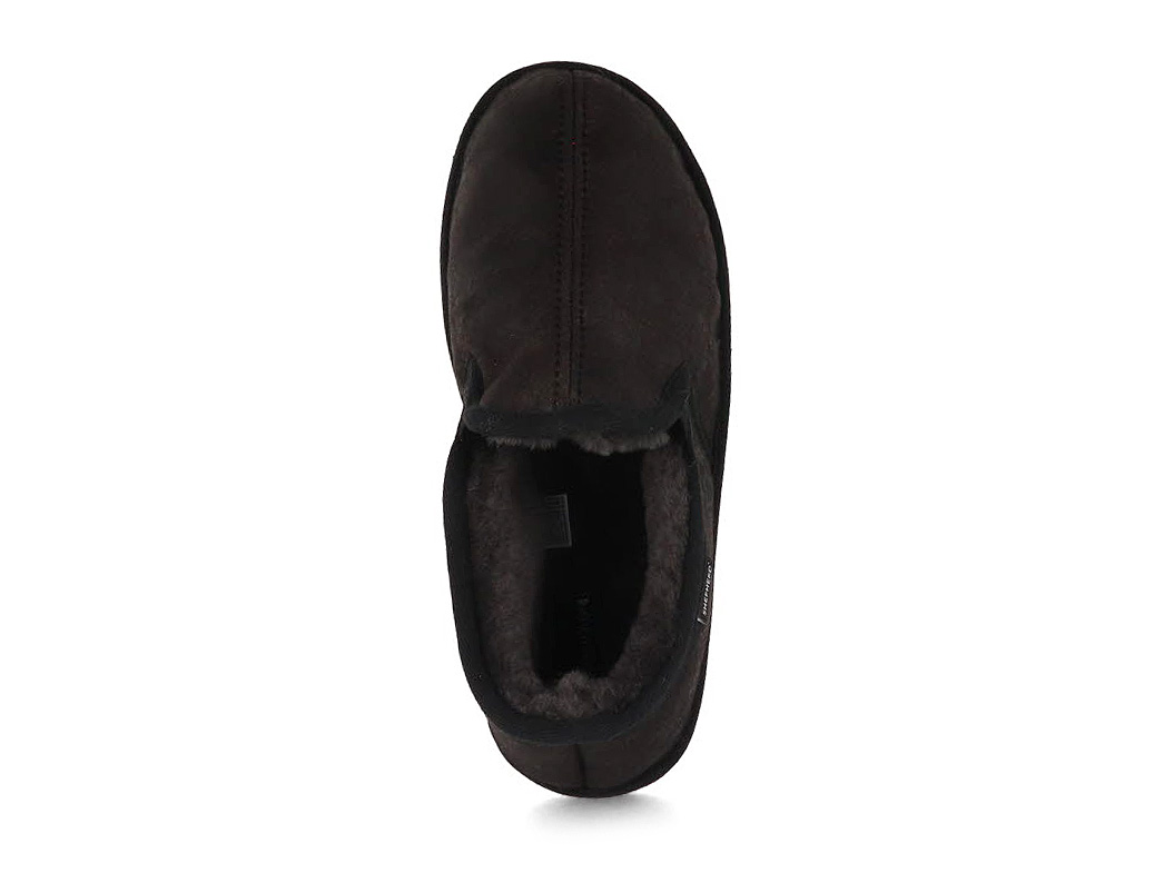 SHEPHERD Men Lambskin Slippers | Bosse, Black