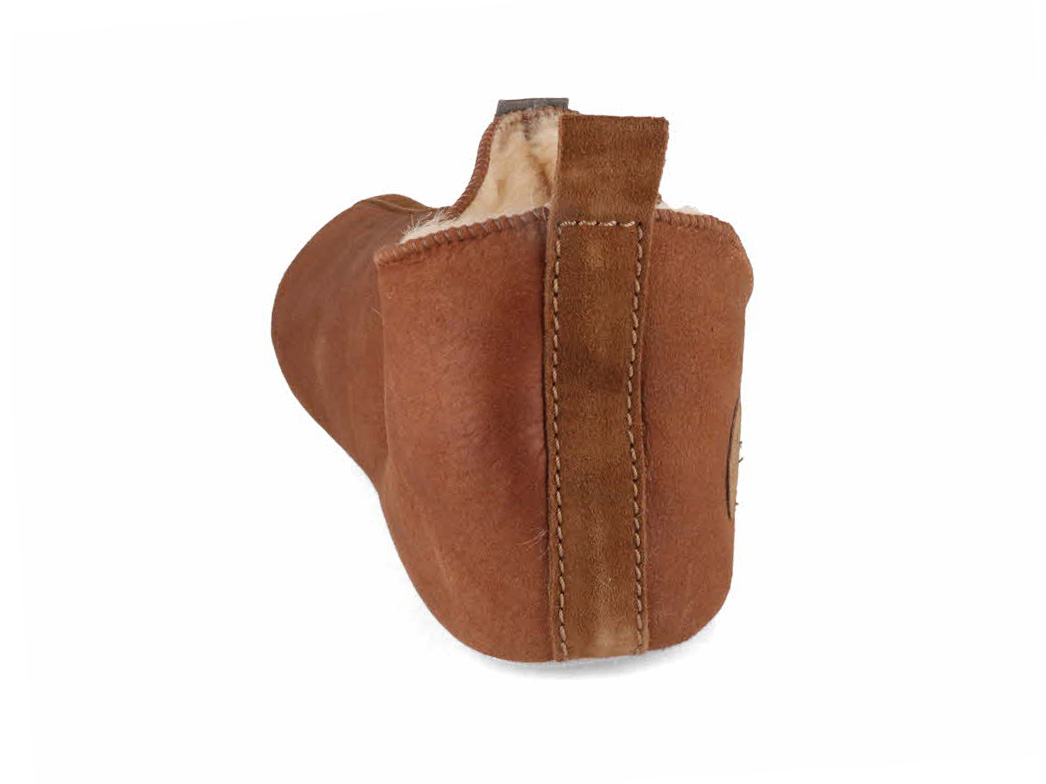 SHEPHERD Sheepskin Slippers Henrik, Antique Cognac | Fr