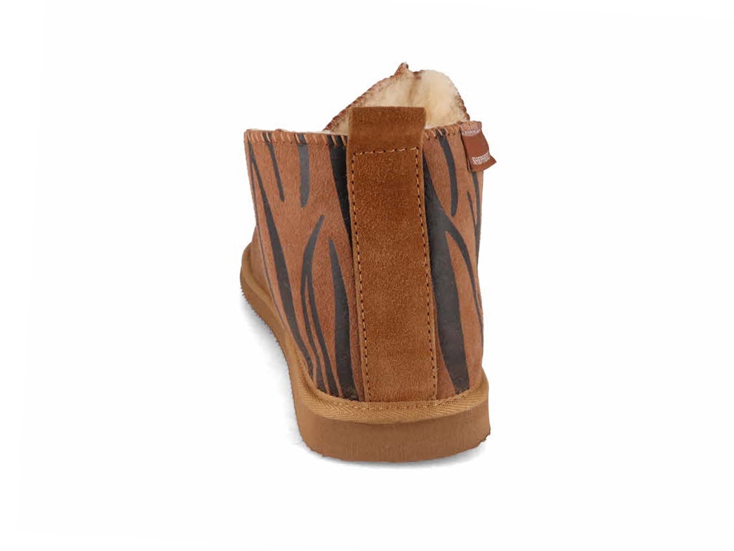SHEPHERD Sheepskin Boots Annie, Chestnut Tiger