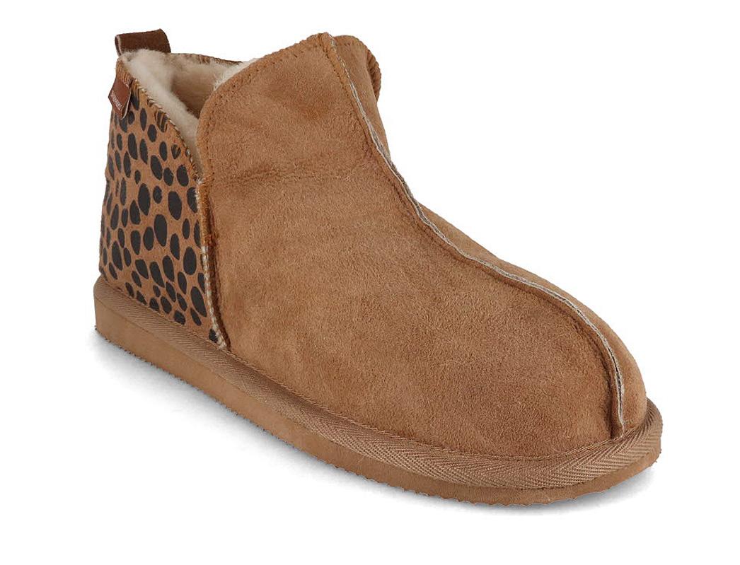 SHEPHERD Womens lambskin Boots |Annie, chestnut leopard