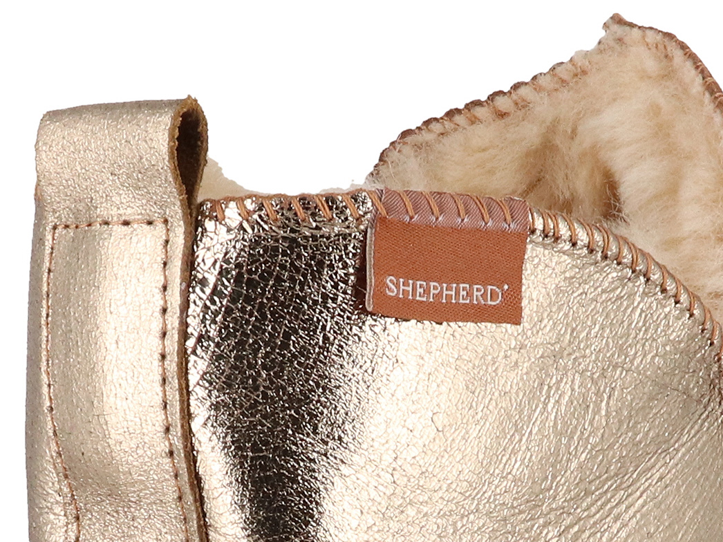 SHEPHERD Women Lambskin Boots | Annie, Cognac Gold