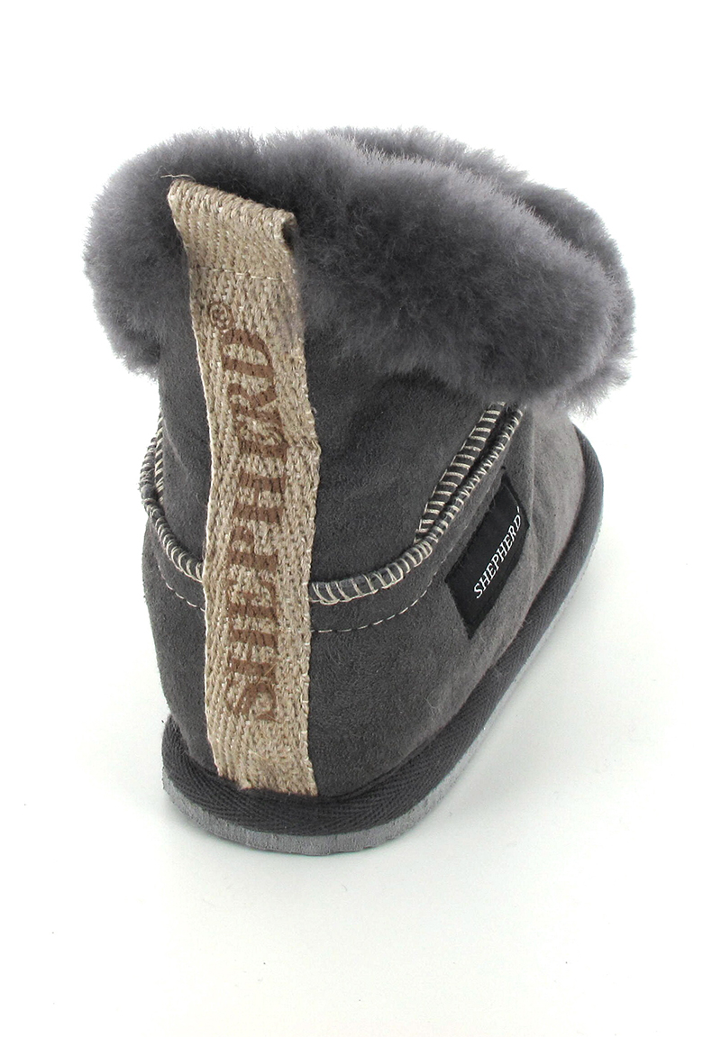 SHEPHERD Women Lambskin Boots | Bella, Asphalt