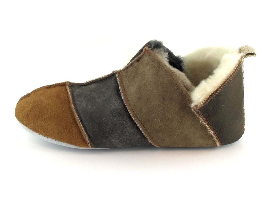 SHEPHERD | Warm Sheepskin Ankle Slipper Nora, Mixed