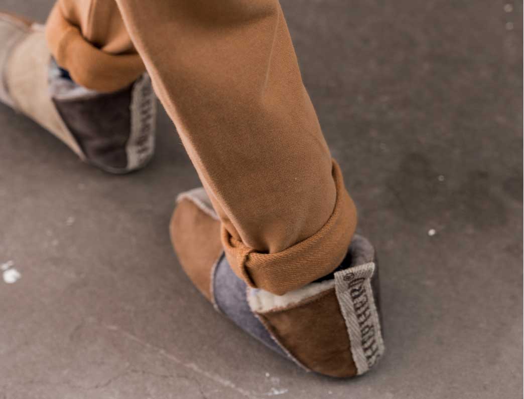 SHEPHERD | Warm Sheepskin Ankle Slipper Nora, Mixed