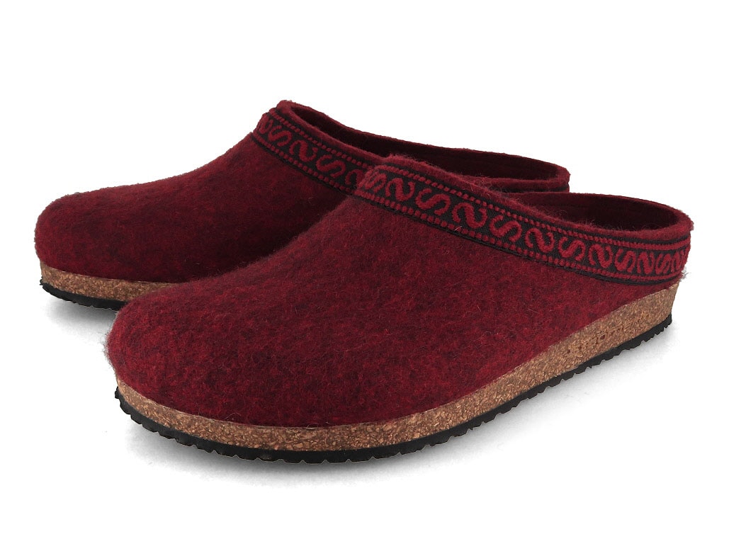 Stegmann ST 108 Women’s Felt Clogs | Firebrick