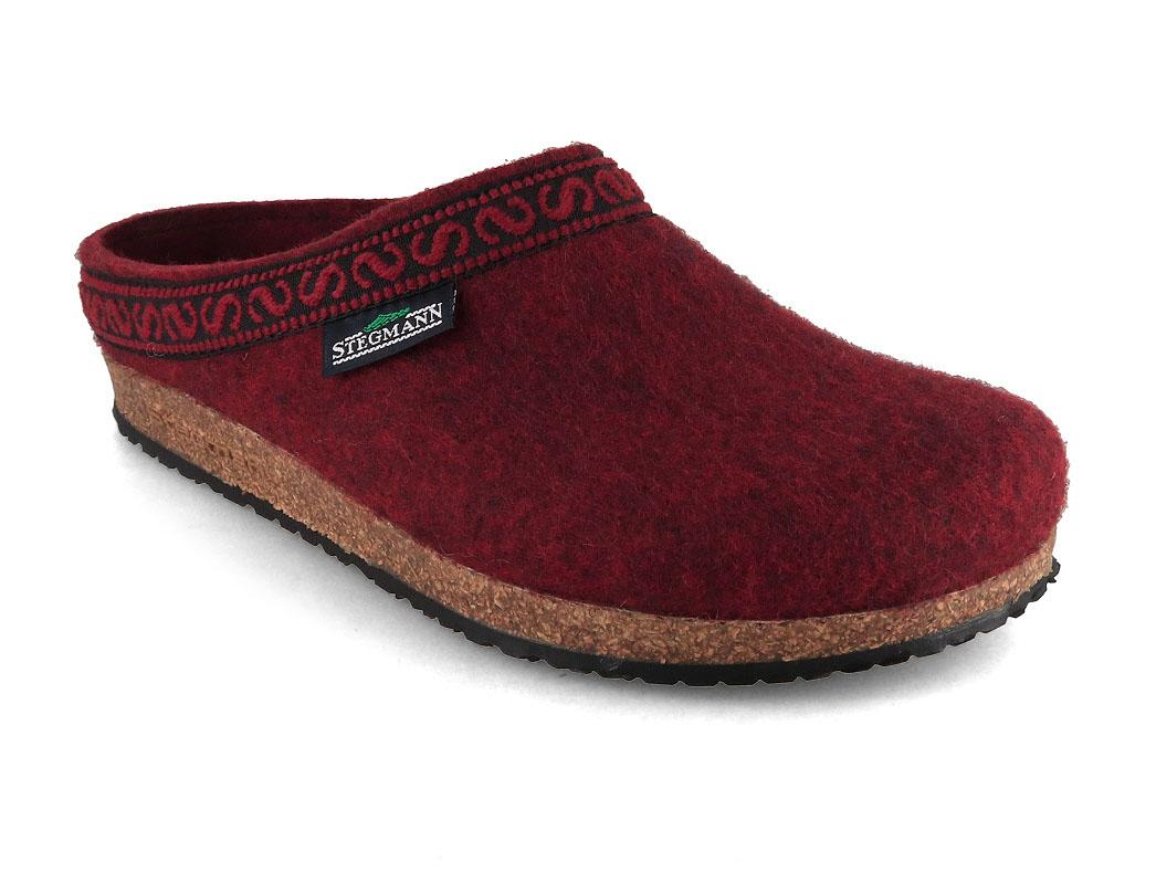 Stegmann ST 108 Women’s Felt Clogs | Firebrick