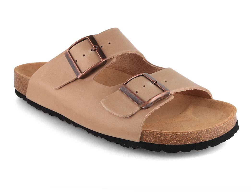 Tuffeln's Classic Two-Strap Cork Sandals – German-Style Comfort Made in ...