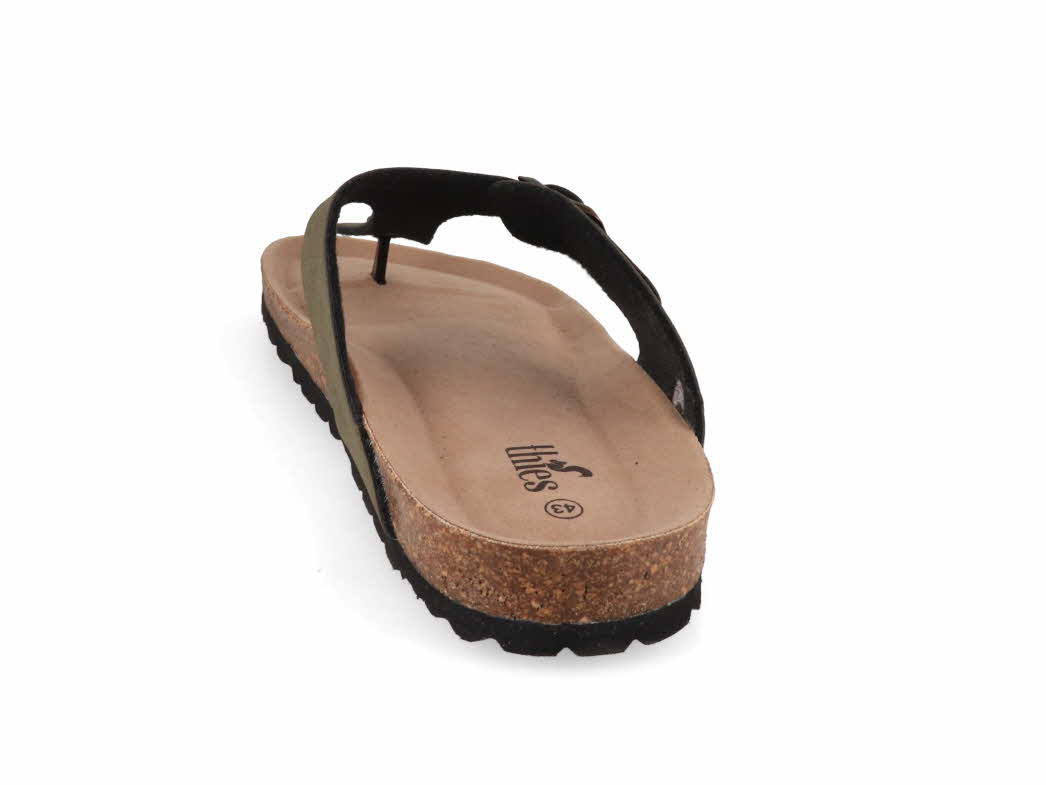 Thies Men Vegan Sandals | Bodiee Soft, Kaki