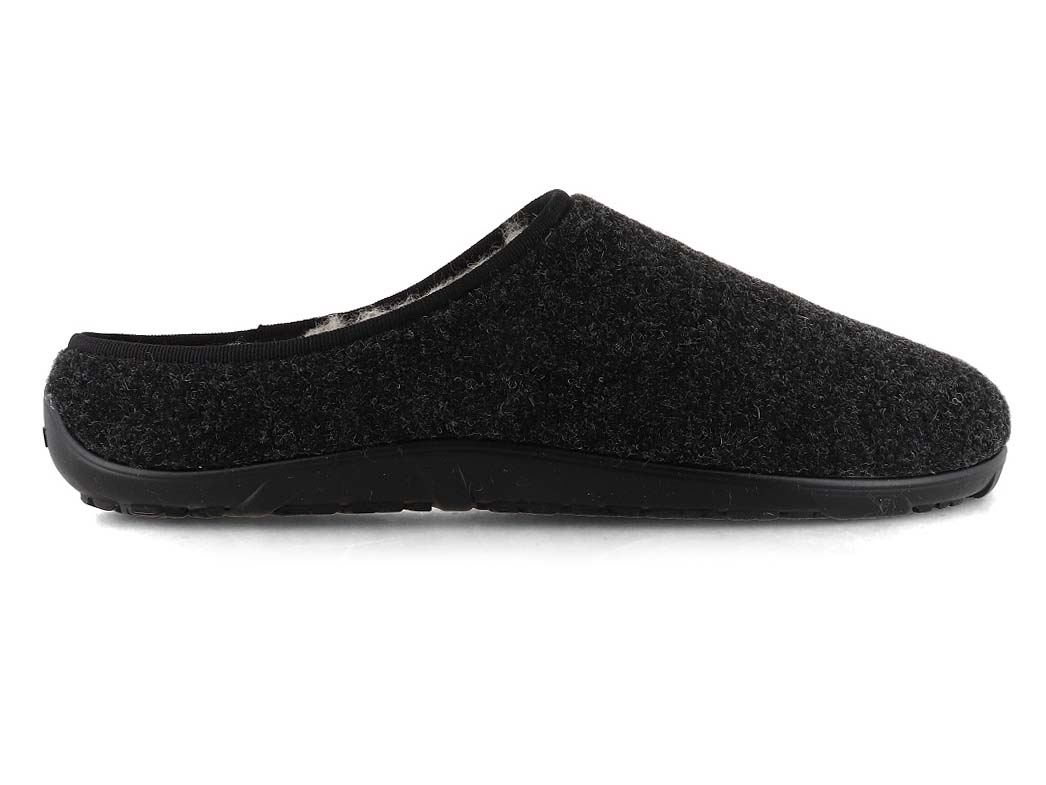 Tuffeln® Barefoot Wool Slippers | Zero-Drop, graphite