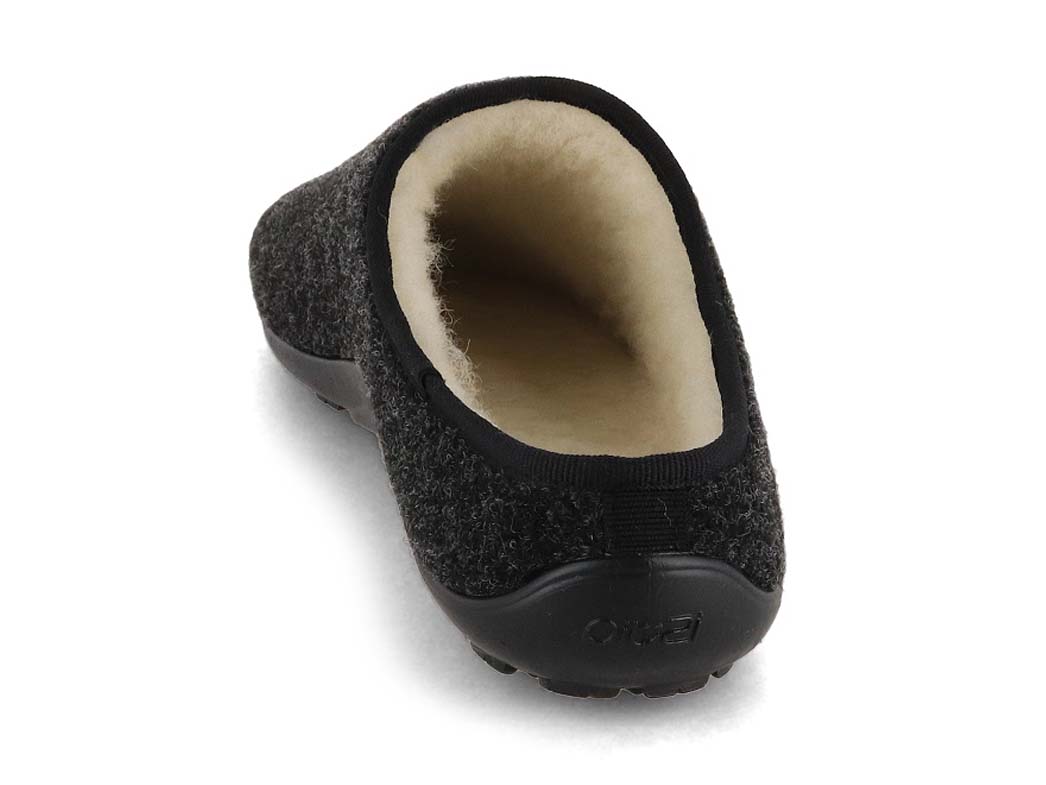 Tuffeln® Barefoot Wool Slippers | Zero-Drop, graphite