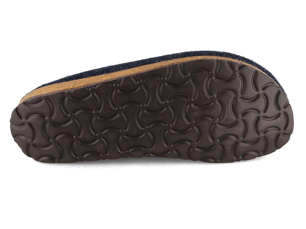 Tuffeln® Men’s Felt Clogs «Comfort» | Wool Clogs blue