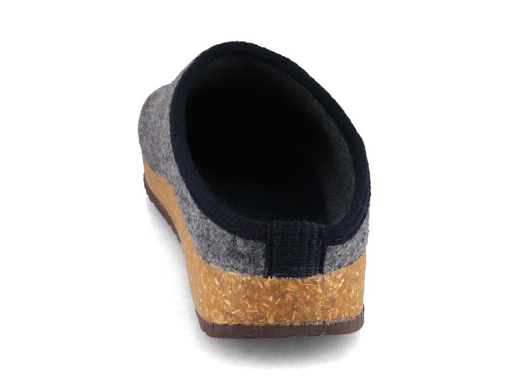 Wool Felt Clogs for Women | Tuffeln® Edelweiss | grey