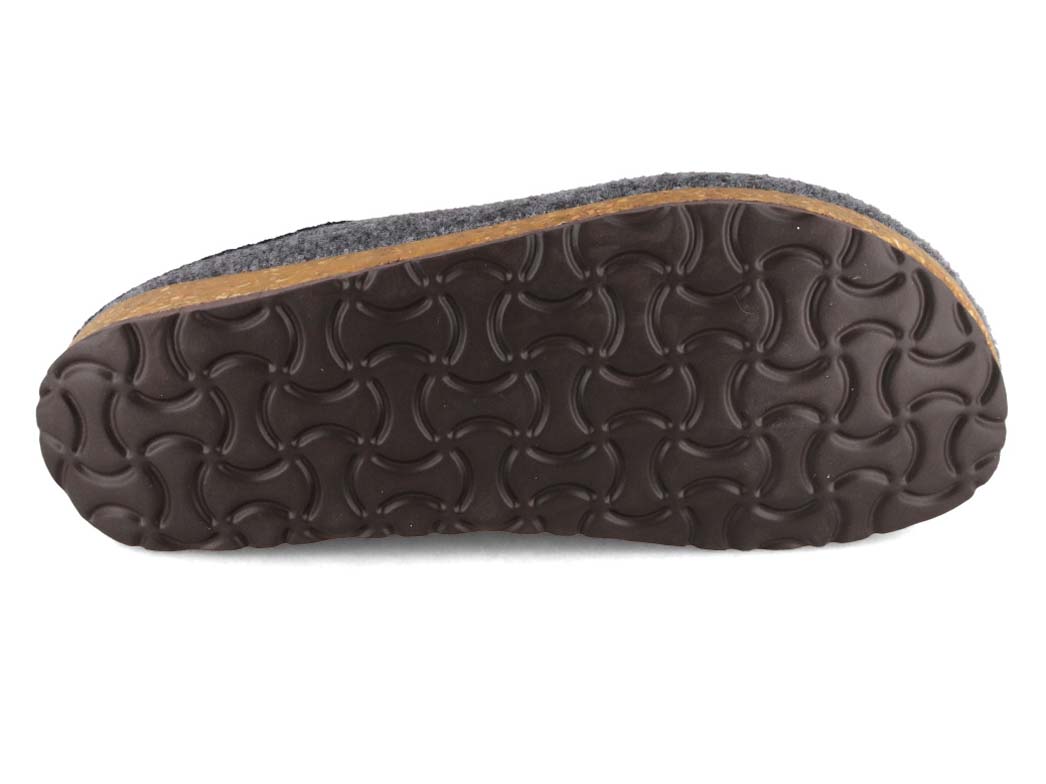 Wool Felt Clogs for Women | Tuffeln® Edelweiss | grey