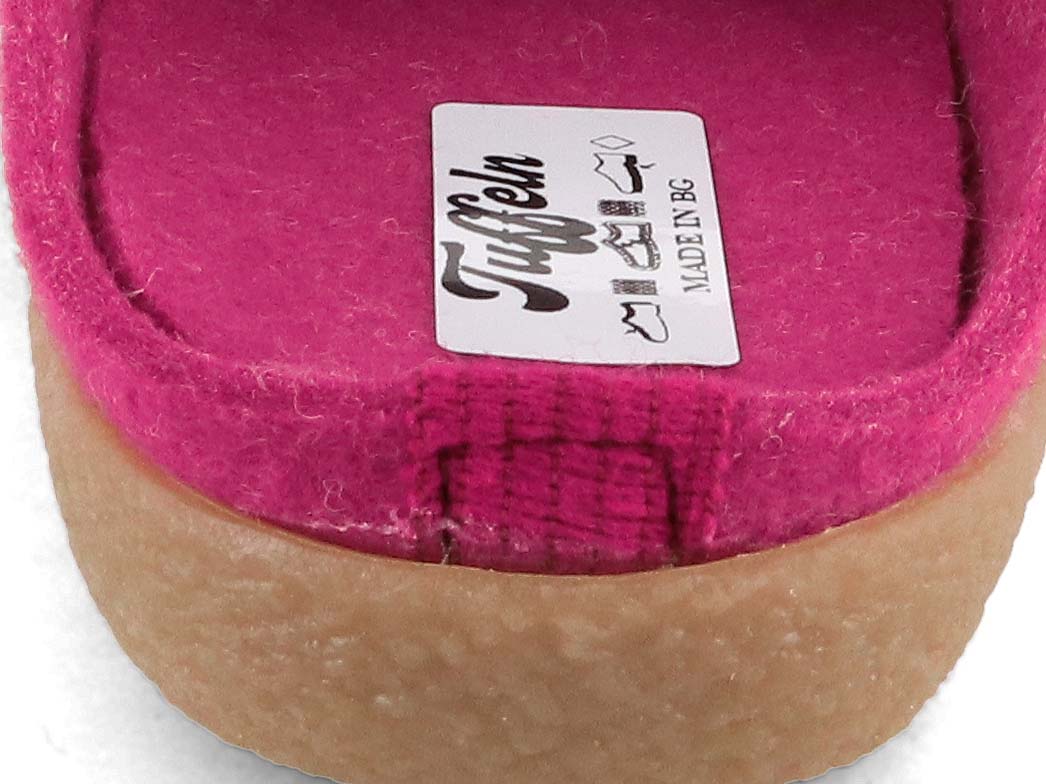 Tuffeln® Women’s Felt Slippers Hygge |Pink Wool Comfort