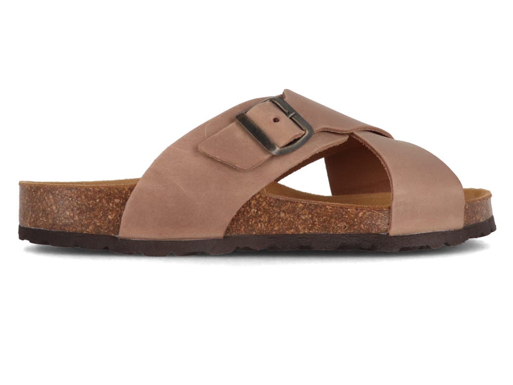 Tuffeln Women's Men's cross Sandals | Sylt, Beige