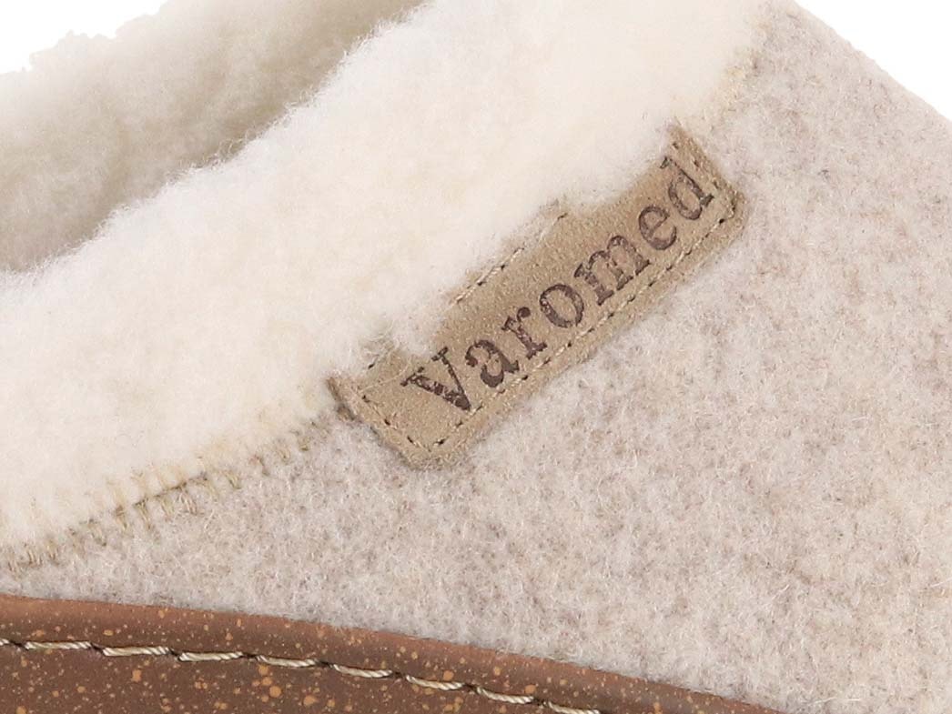 Varomed vital Women Cozy Slippers | Leni, Natural
