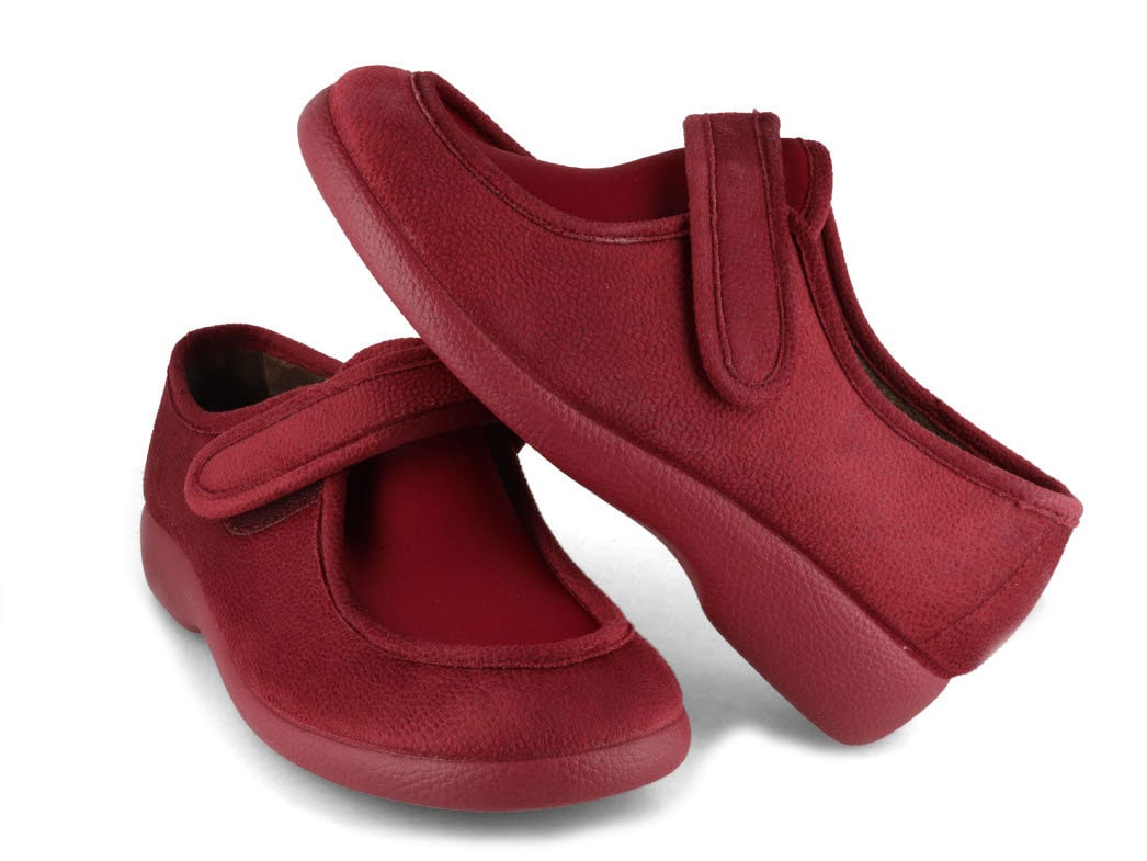 Varomed vital Velcro Slippers | Ricardo, Bordeaux