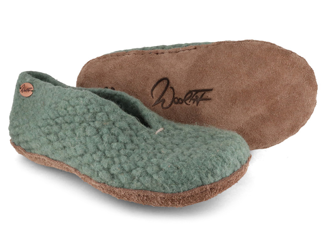 WoolFit® Women Slippers | Woolies, Sage