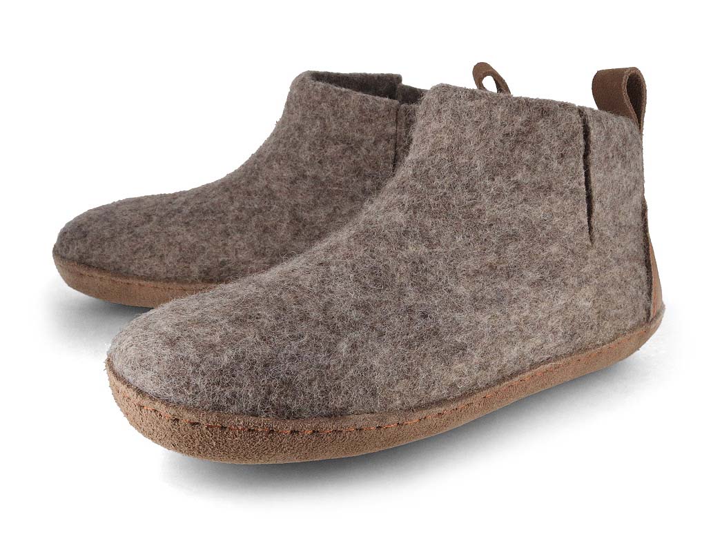 WoolFit® ankle Boots felt Slippers ´Yeti´ many sizes
