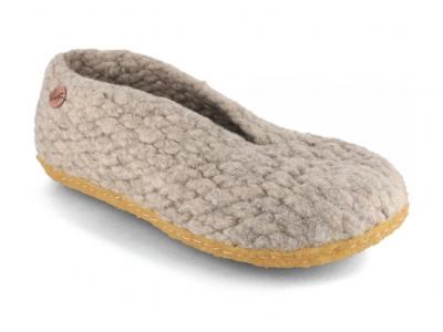 WoolFit® Woolies Hand-Woven Slippers | Natural Rubber