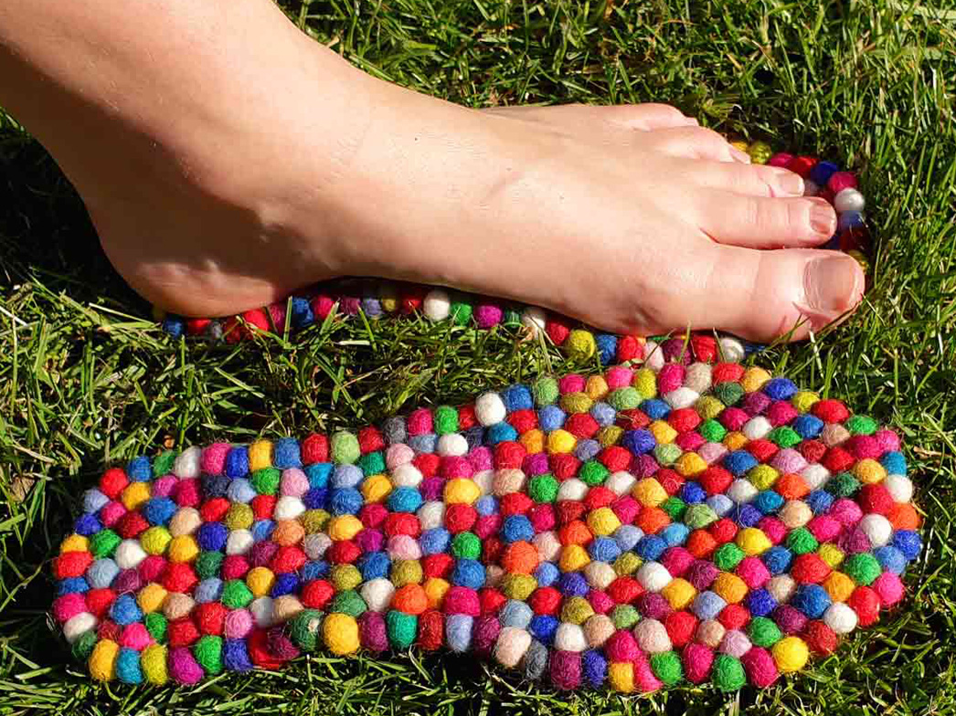 FeelGood Massage Footbeds | Slippers Insoles by WoolFit