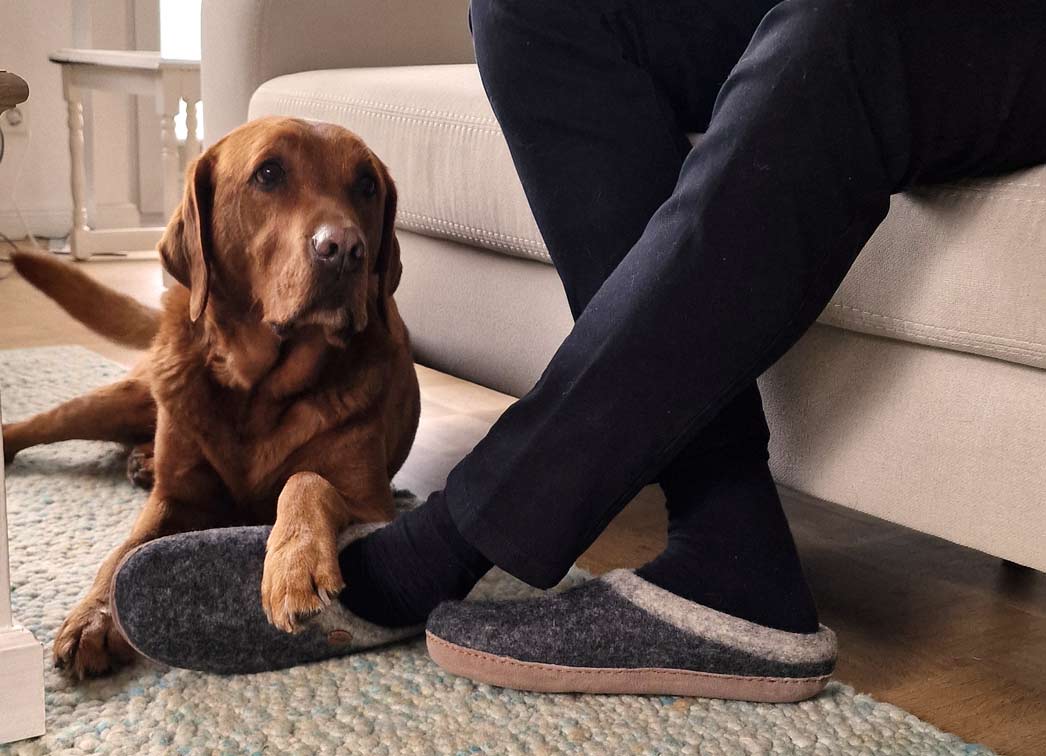 WoolFit Sherpa – Wool Slippers for Narrow Feet