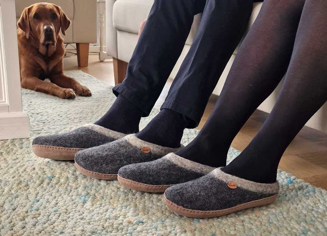WoolFit Sherpa – Wool Slippers for Narrow Feet