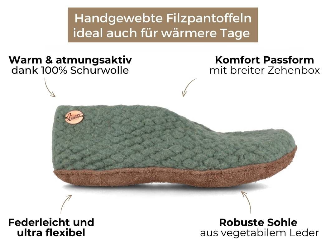 WoolFit® Women Slippers | Woolies, Sage