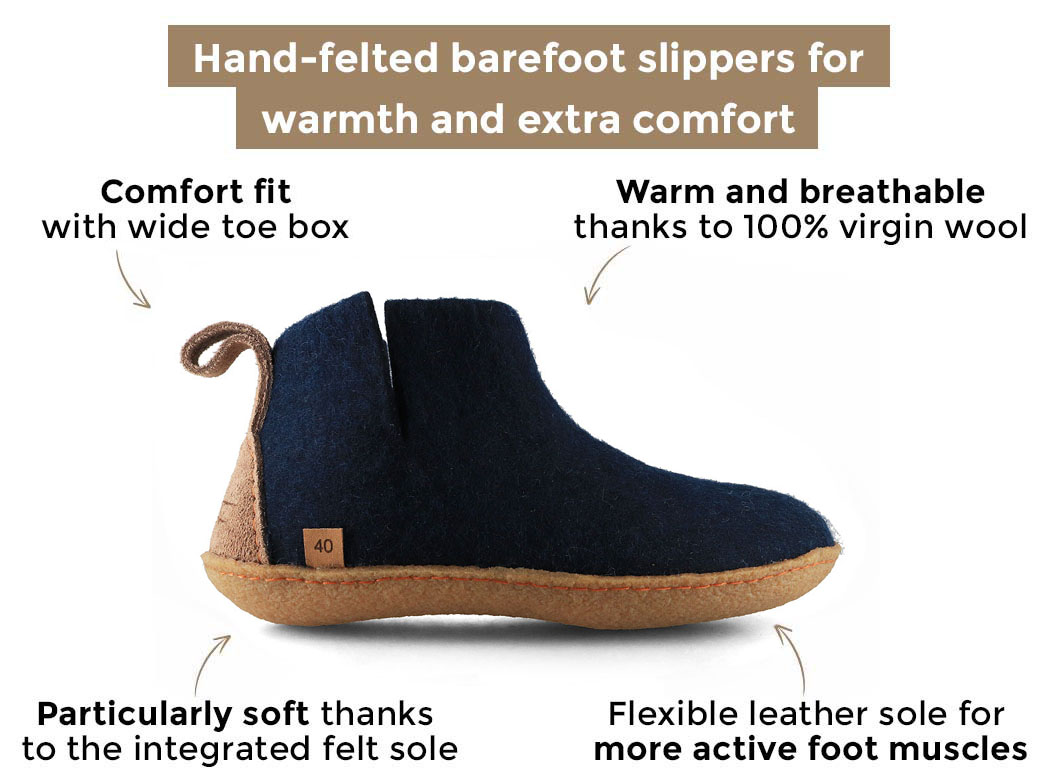WoolFit® Men Women Wool Boots | Yeti, blue